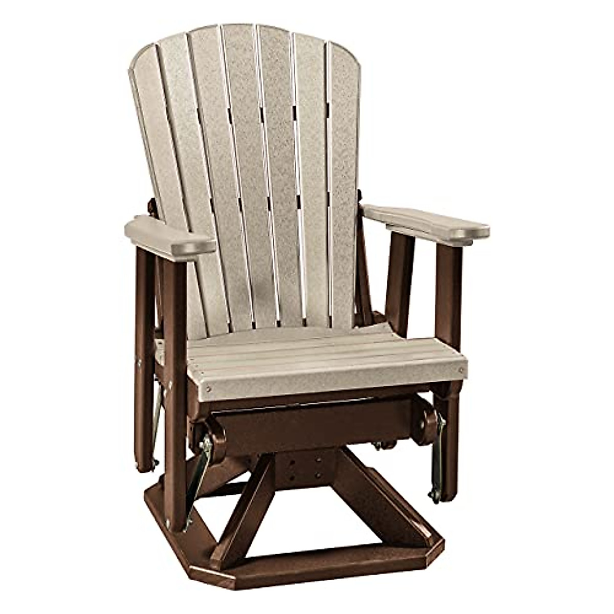 American Furniture Classics 510WWTB Swivel Glider, One Size, Weather Wood/Tudor Brown