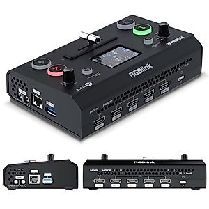 RGBlink Video Capture Card for Streaming, PCIe/Internal Capture Card Alternative, 4 HDMI to USB, Stream & Record in 1080P, Capturadora de Video for PS5/4 Pro, Xbox Series to OBS, Twitch, Zoom, YouTube