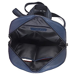 ROLANDO Navy Blue Multi-Purpose Unisex Casual Leather Backpack