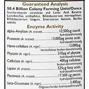 Nature's Farmacy Equine DFM (Direct Fed Microbial) Live Probiotics, Enzymes 50 Billion CFU Ounce