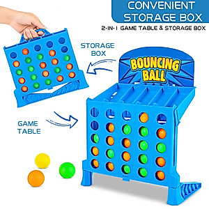 YEIBOBO ! Bounce Balls Shots Game Bounce 4 in a Row