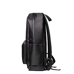 DS Black Smell Proof Backpack With Lock - Traveling Backpack With Laptop Compartment - Hidden Pocket and Combination Lock (Black)
