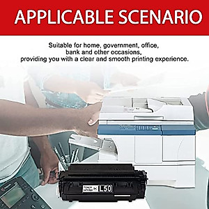 L50 Toner Cartridge: Replacement for Canon L50 Toner imageClass D660 D661 D680 D760 D761 D780 D860 D861 D880 Printer Toner, 1 Pack Black | L-50 (6812A001)