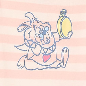 Amazon Essentials Disney | Marvel | Star Wars | Princess Baby Girls' Sleeveless Bodysuits, Pack of 6, Alice Tea Party, 24 Months