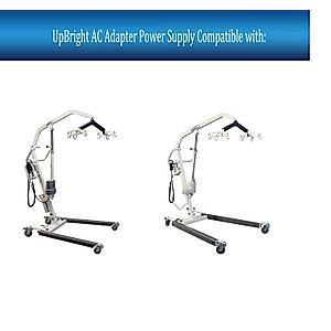 UpBright AC DC Adapter Compatible with Lumex LF1050 LF1090 LF1090-PRO-LAB RevA12 Graham-Field Easy Lift Patient Lifting Electric Cradle System Hon-Kwang Model HK-B124-A27 Power Supply Battery Charger