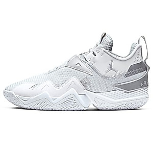 Nike mens Jordan Westbrook One Take CJ0780-002 Shoes, White/Metallic Silver/White, 12