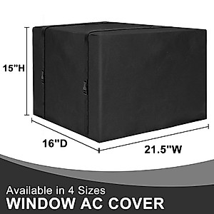 Rohuis Window Unit AC Cover for Winter Outdoor, Air Conditioner Covers for Window Unit Outside, 21.5W x 15H x 16D inches