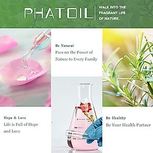 PHATOIL Vanilla Essential Oil 100ML, Vanilla Essential Oils for Diffuser, Humidifier, Aromatherapy, Sleep, Relax