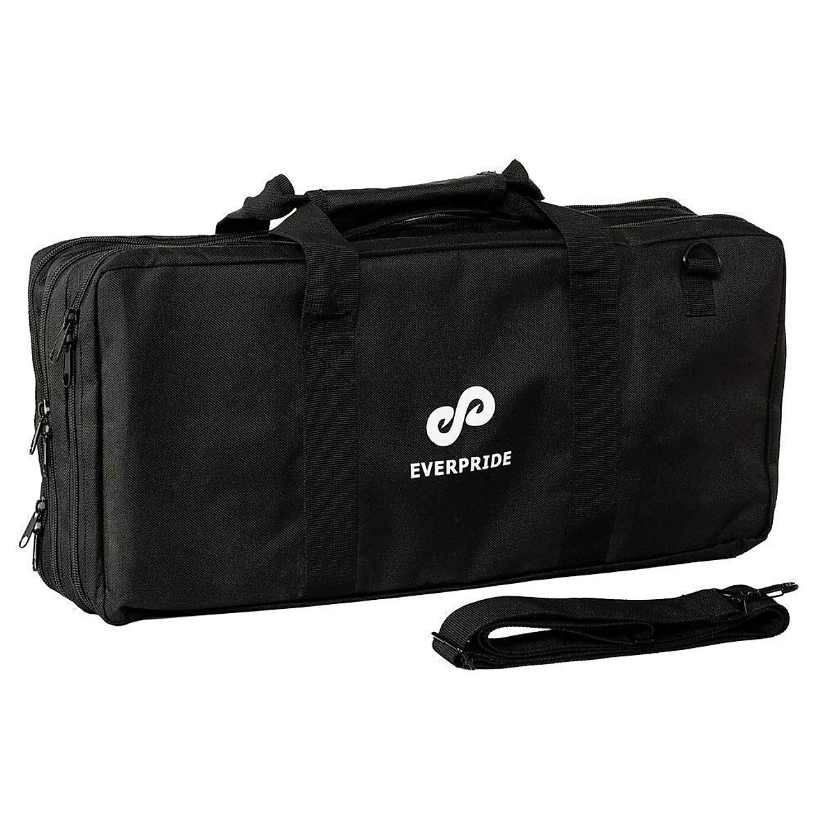 EVERPRIDE Chef Knife Bag PLUS Knife Guard Set (10-Piece Set) – Knife Carrying Bag Holds 20 Knives PLUS Kitchen Tools – Felt-Lined and BPA Free Knife Sheath Set – Knives Not Included