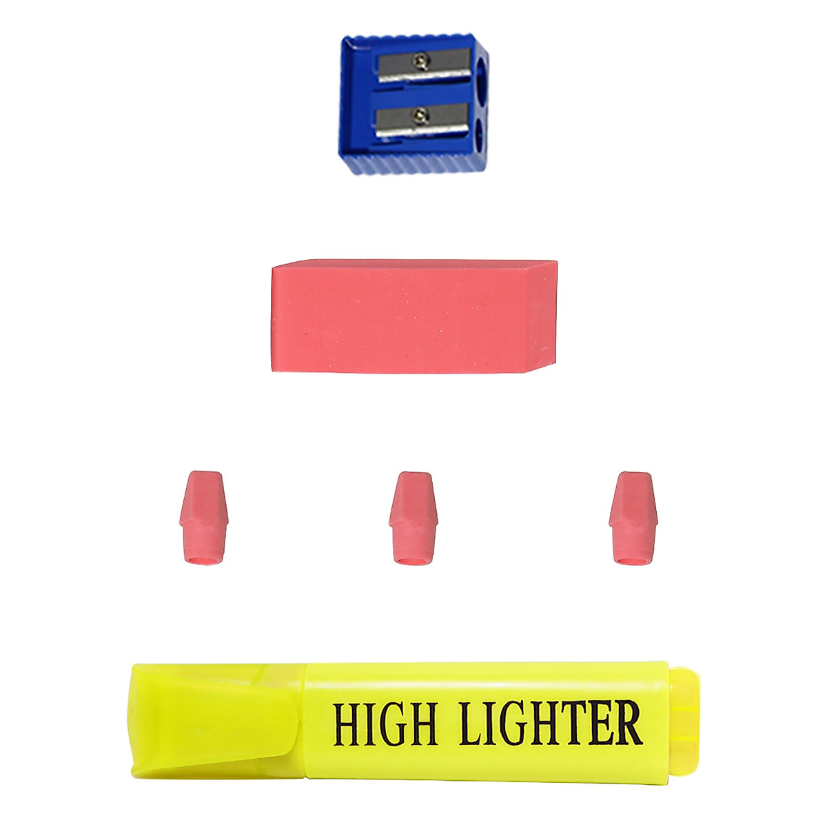 Moda West 15 Inch Bulk Backpacks in 12 Assorted Colors with 22 Piece School Supply Kits - Wholesale - Case of 24 Value Bundle Pack