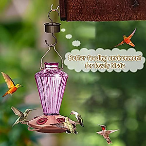 BOLITE Ant Moats for Hummingbird Feeder, Hanging Ant Guard for Outdoors, Bronze, 2 Pack, 18024
