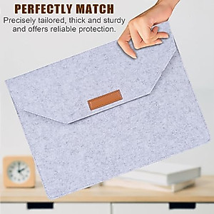 Tablet PC Case Laptop Sleeve Bag Compatible with MacBook Air/Pro, 13-13.3 inch Notebook,Slim Laptop Cover Computer Carrying Bag Compatible with Men Women with Pocket Protective Cover (Color : Gray)