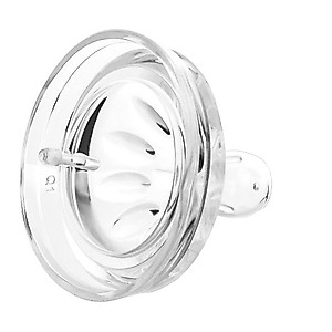 Comotomo Baby Bottle Nipples Comotomo Nipples 3-6 Months Como Tomo Nipple Fast Flow,4pcs Bottle Nipples Transparent Soft Silicone Baby Bottles Nipples for 6 to 12 Month Old Infant