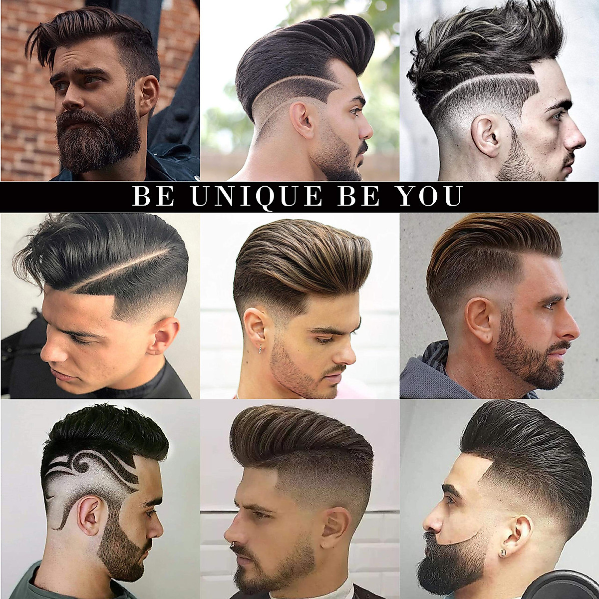 T-Blade Trimmer, Professional Cordless Zero Gapped Hair Clipper for Men Barber, 0mm Trimmer for Fading Beard Mustache Bald Neck Hair Edges, USB Rechargeable