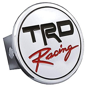 Toyota TRD Racing Chrome Metal Tow Hitch Cover, Official Licensed