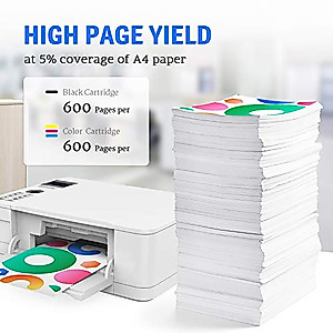 Topkolor Compatible Ink Cartridges Replacement for Brother LC103 LC101 LC103XL for Printer MFC-J870DW MFC-J450DW MFC-J6920DW 15 Combo Packs, Newest Chips.