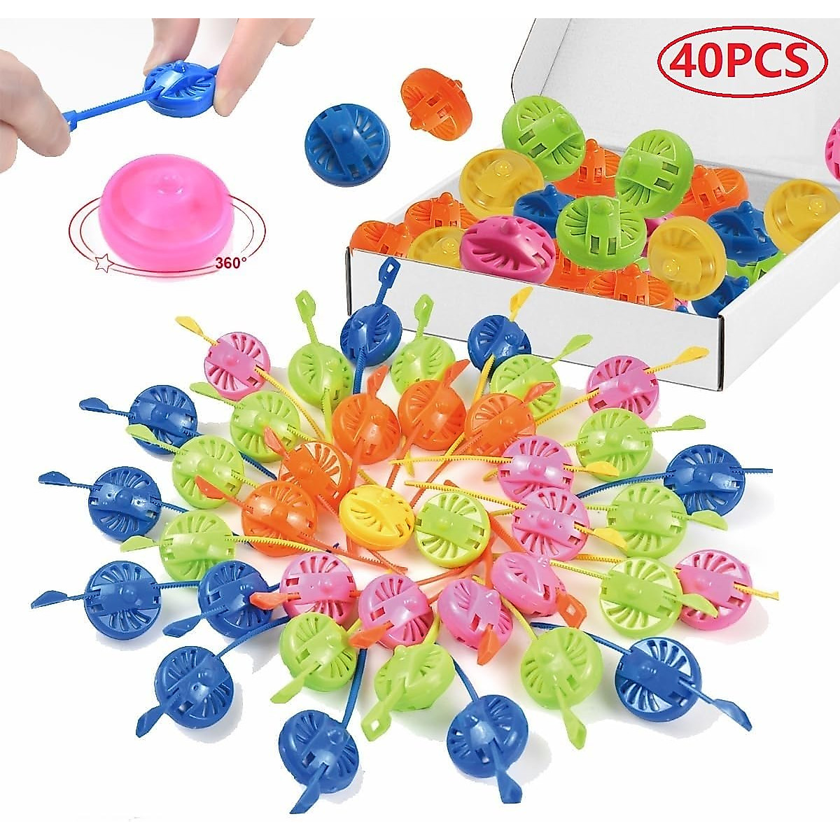40PCS Bulk Top Toys Party Favors Treasure Box, Classroom Prizes, Pinata Fillers,Goodie Bag Stuffers for Boys Girls