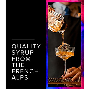 1883 Triple Sec Syrup - Flavored Syrup for Hot & Iced Beverages - Gluten-Free, Vegan, Non-GMO, Kosher, Preservative-Free, Made in France | Glass Bottle 1 Liter (33.8 Fl Oz)