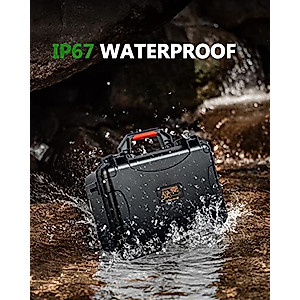 DEVASO Carrying Case for Xbox Series S, Professional Deluxe Waterproof Case Soft Lining Hard Case with Shoulder for Xbox Series S and Other Accessories Storage