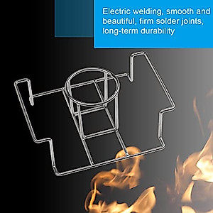 CA Mode Beer Can Chicken Roaster Rack Roasting Chicken Holder, Stainless Steel Turkey Roasting Stand Square Barbecue Cooking Vertical Rack Silicone Brush Accessories for Grill Oven BBQ