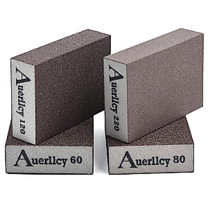Sanding Sponge, Auerllcy Coarse/Medium/Fine/Superfine 4 Different Specifications Sanding Blocks Assortment,Washable and Reusable.