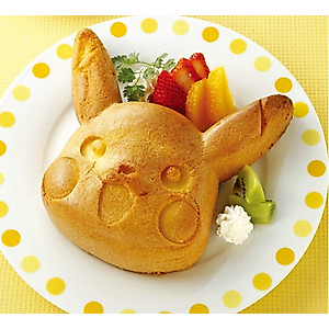 CUTIA 4-in-1 Silicone Pokemon Mousse Cake Mold, Pikachu Ice Pastry Mold Trays for Baking,Icing and DIY