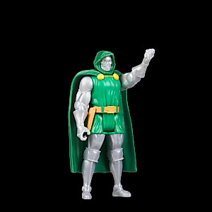 Marvel Legends Series Retro 375 Collection Doctor Doom 3.75-Inch Collectible Action Figures, Toys for Ages 4 and Up