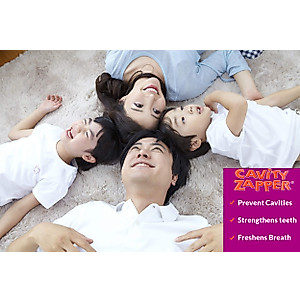 New Packaging Cavity Zapper Natural Dentist Kids Fluoride Toothpaste Prevent Cavities Remineralize Teeth Strengthens Enamel Remove Plaque Stains (Pack Of 2)