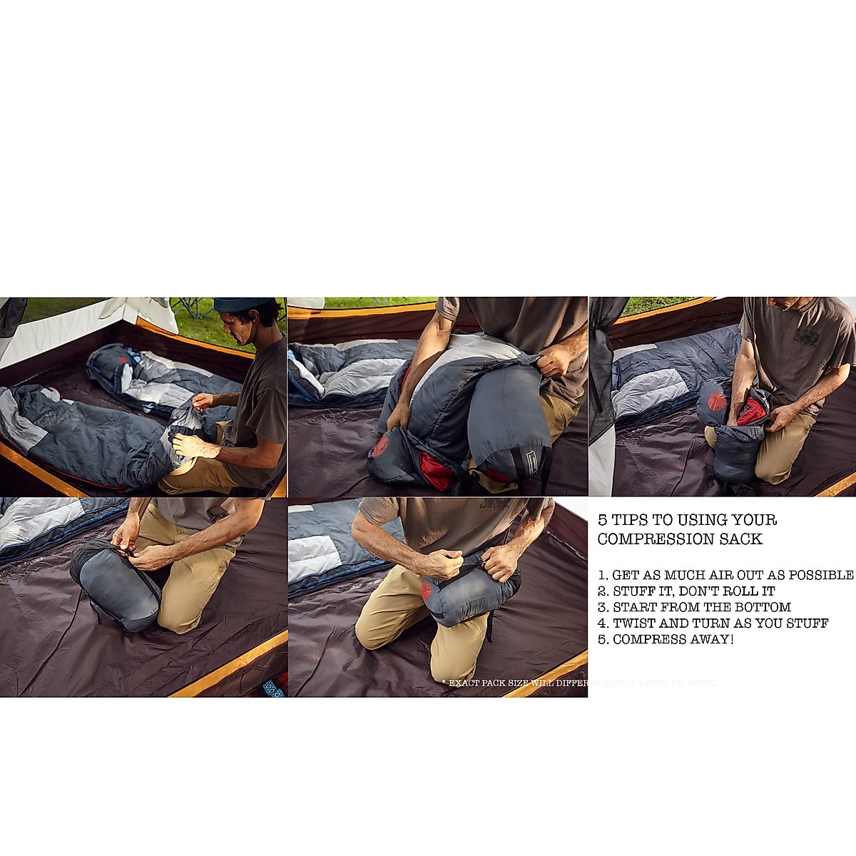OmniCore Designs Multi Down Mummy Sleeping Bag -10°F / -23.3℃ with Compression Stuff Sack and Storage Mesh Sack, Reg - Up to 6'2"