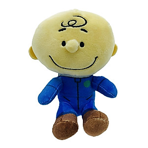 JINX Official Peanuts Collectible Plush Charlie Brown, Excellent Plushie Toy for Toddlers & Preschool, Super Cute Blue Astronaut Snoopy Team