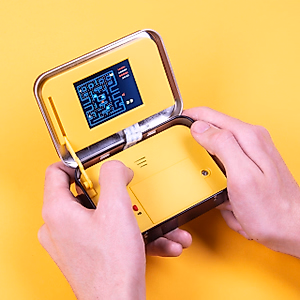 PAC-Man Arcade Game in a Tin. Full Colour 8-bit Game with Original Sounds & Graphics. Classic PAC-Man Gameplay. Includes 2.4” Screen. Officially Licensed PAC-Man Merchandise.