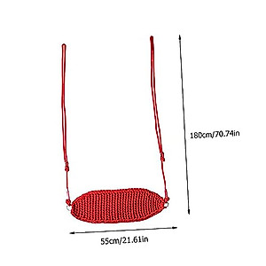 Totority 1pc Children's Leisure Swing Baby Swings Outdoor Kids Playset Outdoor Swings Playground Swing Chair Swing for Kids Backyard Swing Polyester Red Hanging Swing Baby Hanging Seat Seat