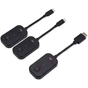 ClearClick Present+Share (USB-C Edition) - Wireless Presentation & Video Broadcasting System for Laptops & Smartphones (2 USB-C Transmitters, 1 HDMI Receiver)
