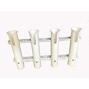 KUFA Sports Heavy Duty 4 Pole Tube Assembly Rack Fishing Rod Holder RH12