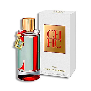 Carolina Herrera Ch L'Eau Fragrance For Women - Feminine Scent - Fresh And Floral Notes Of Lemon, Blossom, Orange, Freesia, Rose, Jasmine And Heliotrope - Extraordinary Essence - Edt Spray - 5.1 Oz