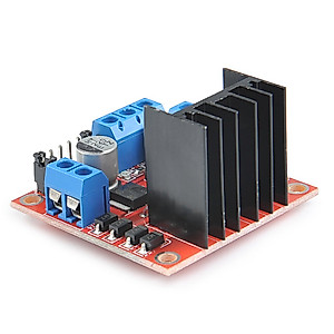 TIMESETL 5Pack L298N Motor Drive Controller Board DC Dual H-Bridge Robot Stepper Motor Control and Drives Module for Arduino Smart Car Power UNO MEGA R3 Mega2560
