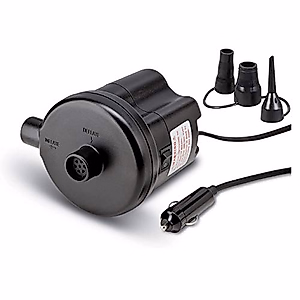 Pittman Outdoors AirBedz Inflatable PVC Rear Seat Air Mattress, Black - Mid-Size Fits Jeeps, Car, SUV’s & Mid-Size Trucks, Comes with Portable DC Air Pump