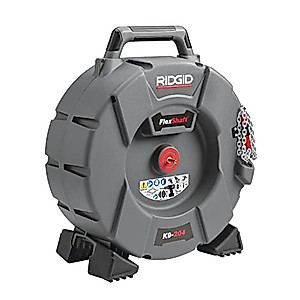 RIDGID 64273 Model K9-204 FlexShaft Drain Cleaning Machine Kit for 2"-4" Pipes