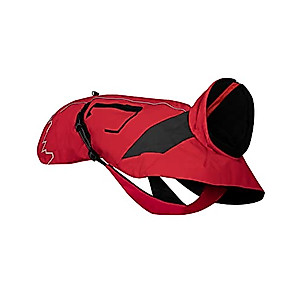 Wantdo Large Dog Padded Rain Jacket Waterproof Warm Winter Jacket Refletive Size 23 Red