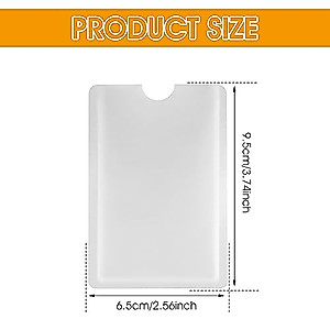 Ouligay 10PCS RFID Blocking Sleeves RFID Card Holder Credit Card Sleeves Set RFID Blocking RFID Identity Card Protector Sleeves RFID Blocking Card Sleeve RFID Blocking Rfid Credit Card Sleeve