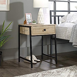 Sauder North Avenue Night Stand, L: 18.50" x W: 16.54" x H: 23.94", Charter Oak Finish