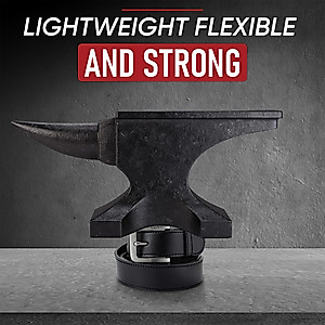 VICI Tactical Men's Steel Core Leather Gun Belt for Concealed Carry 36, Black