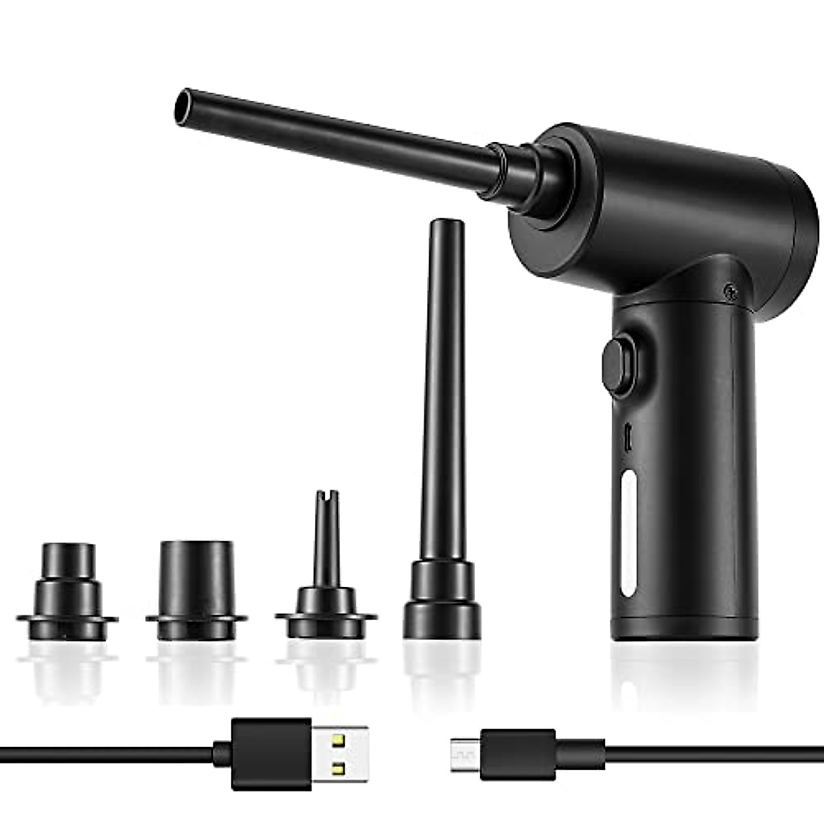 Gkrvb 50000 RPM Compressed Air Duster Cordless Air Duster Blower for Cleaning Laptops Printers from Dust Hair Debris Good Alternative to Compressed Air Cans Reusable Dust Collector