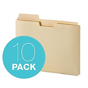 Pendaflex Expanding File Folder Pocket, Letter-Size Folders for School, Home and Office, Document Organizer, Durable Expanding File, Manila, 10 File Folder Pockets (FP153L10)"