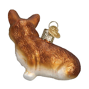 Old World Christmas Ornaments: Dog Collection Glass Blown Ornaments for Christmas Tree, Pembroke Welsh