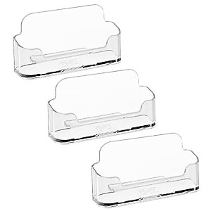 Mr. Pen- Acrylic Business Card Holder, 3 Pack, Plastic Business Card Holder, Business Card Display, Card Holder for Business Cards, Business Card Holder Stand, Business Card Holders for Desk.