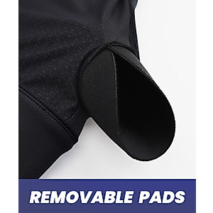 IUGA Sports Bras for Women High Support Large Bust High Impact Womens Sports Bras Strappy Padded Sports Bra Black