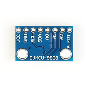 JESSINIE 2Pcs MCP9808 High Accuracy Temperature Thermometer -40°C to +125°C Digital Temperature Sensor Module Accuracy ±0.25°C /0.0625°C Voltage Range 2.7-5.5V Temperature Detector for Arduino