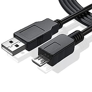 GUY-TECH 3ft USB Data Sync Cable Charging Charger Cord Compatible with Harman Kardon Esquire Mini Ultra Thin Wireless Portable Speaker System HKESQUIREMINIBLKAM Harman/Kardon