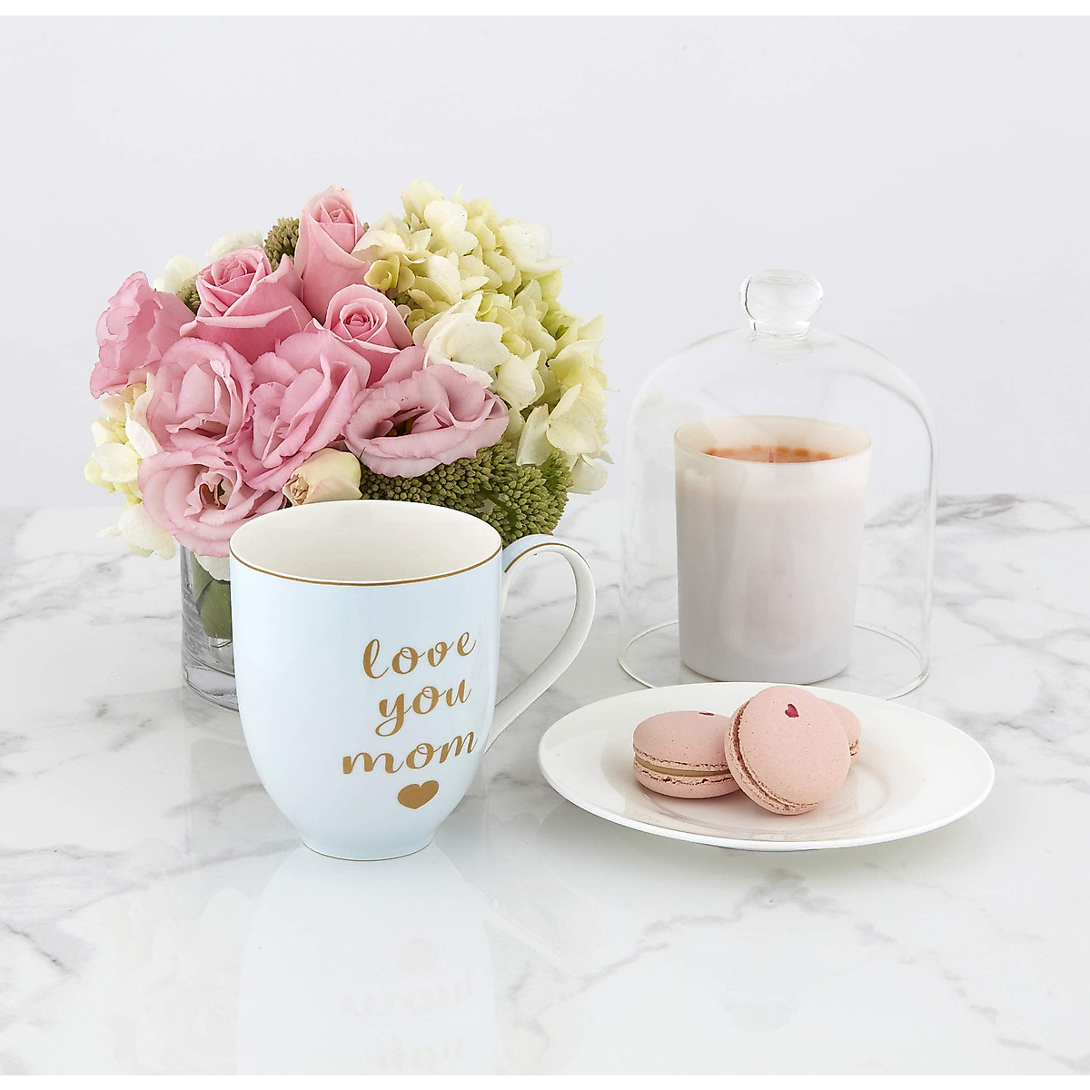 SipNBloom Mom-Mug Mothers Day Gifts for Mom, Mom Coffee Mug Mom Tea Cup Birthday Gifts for Mom, Mom Gifts 13.5 Oz Blue